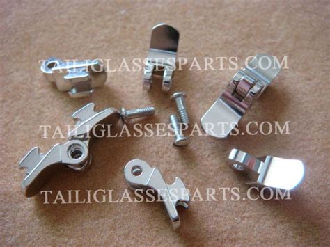 Round Nickel Hinges For Plastic Sunglasses 40mm Width