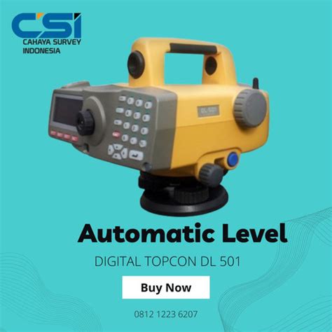 Jual Digital Level Topcon Topcon Dl501 Waterpas Digital Topcon Dl 501