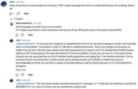 So I Am Learning Undefined Behaviours R Programmerhumor