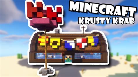 I Built The Krusty Krab In Minecraft Youtube
