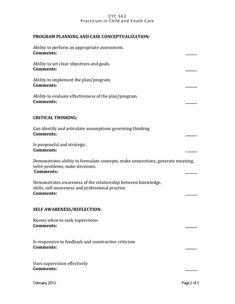 Practicum Evaluation Form University Of Victoria Fill Out Sign