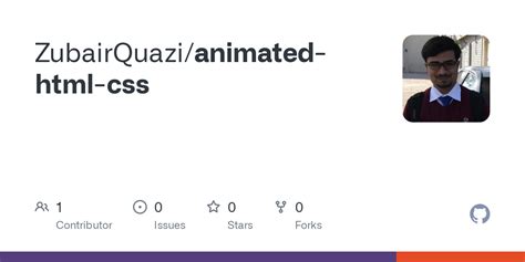 GitHub ZubairQuazi Animated Html Css