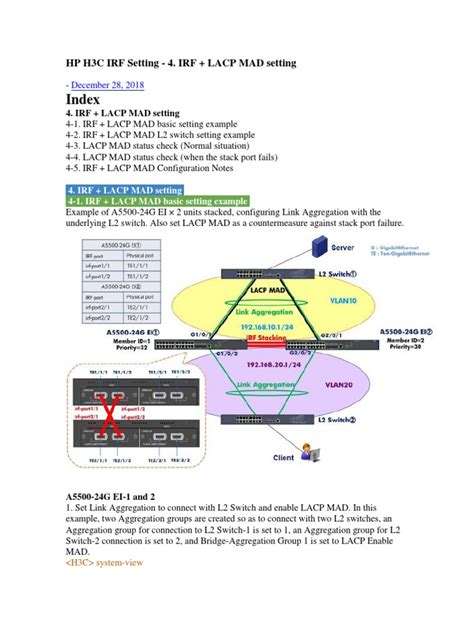 4 Hp H3c Irf Setting Pdf Computer Architecture Internet Architecture