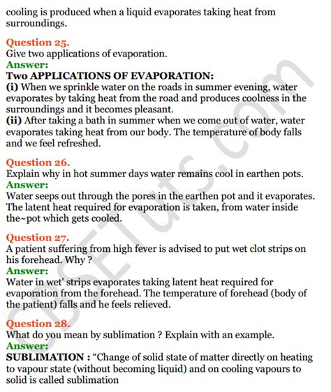 Selina Concise Physics Class 8 Icse Solutions Chapter 1 Matter Cbse Tuts