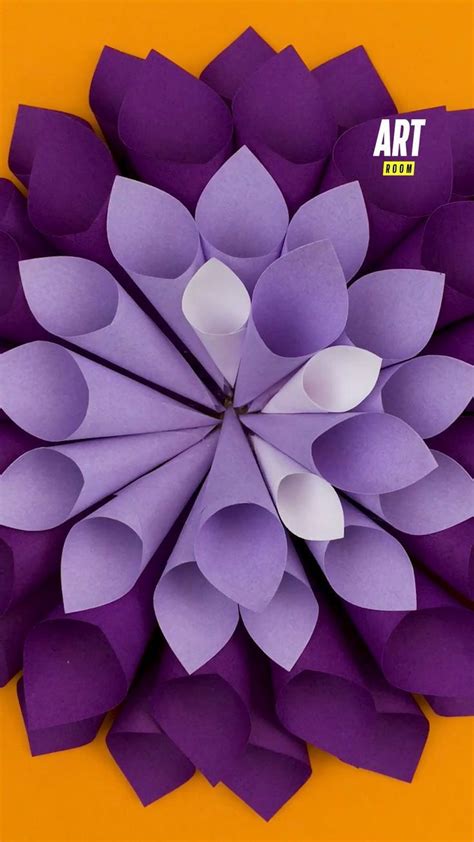 2 Incredible Tutos ️ Paper Flowers 🌸 Vidéo Modèle De Fleur En Papier Tuto Fleurs En
