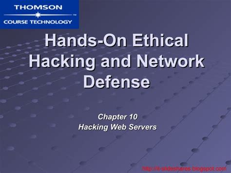 Ch10 Hacking Web Servers 2bt7x Ppt