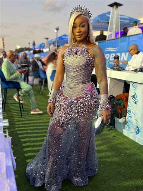 Photos South African Stars Shine At The 2024 Durban July With Ride