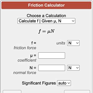 Kinetic Friction Coefficient Calculator