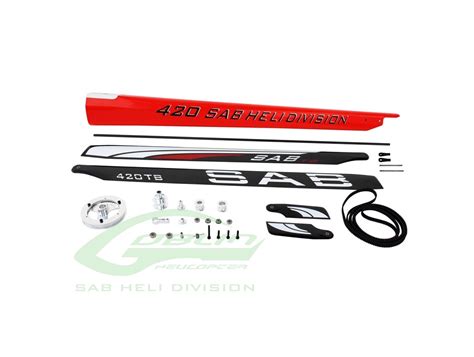 Goblin 420 Conversion Kit Red Zen Rc