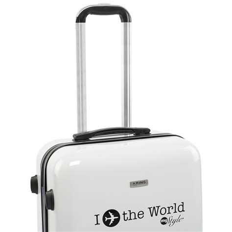 Troler Kring Bitang Walk Abs Pc 55 Cm White Emag Ro