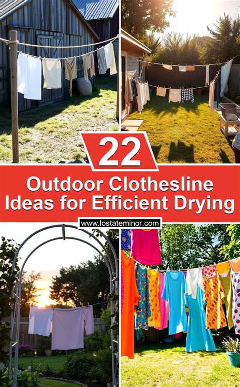 22 Outdoor Clothesline Ideas For Efficient Drying Lost At E Minor