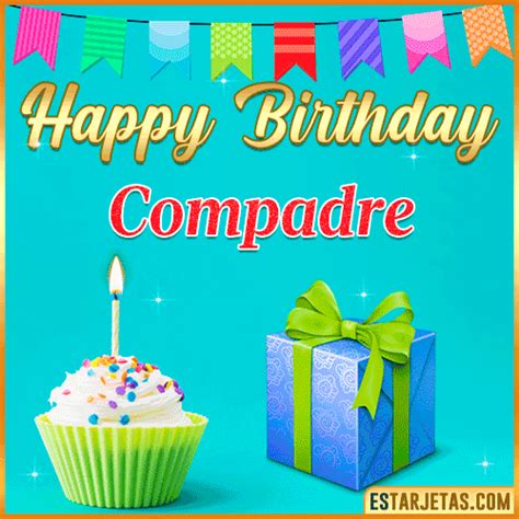 Feliz Cumpleaños Compadre Imágenes  Tarjetas Y Mensajes