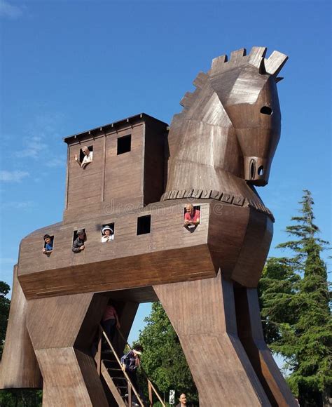 Paard Van Troje Redactionele Stock Afbeelding Image Of Oorlog 77033549
