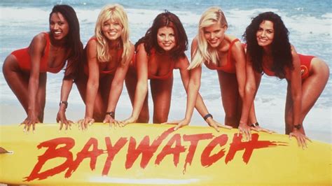 1996 The Girls Of Baywatch From L R Traci Bingham Donna Derrico