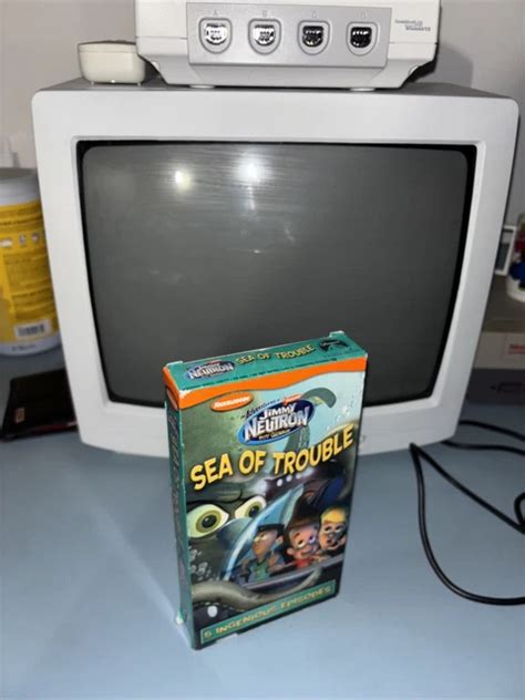 The Adventures Of Jimmy Neutron Boy Genius Sea Of Trouble Vhs