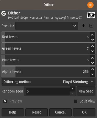 Batch Processing Dithering With GIMP Python Fu Graphic Design Stack Exchange