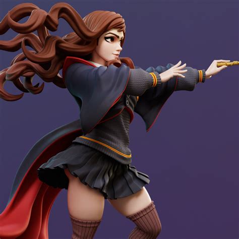 Artstation Hermione Granger 3d Print Model Stl