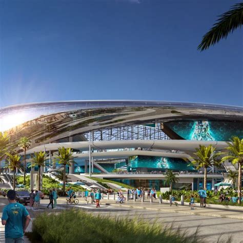 Hok Designs Mirrored Stadium Of The Future For Jacksonville