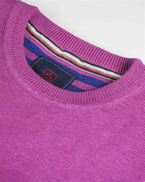 Andre Achill Crew Neck Pink Cerise Galvin For Men