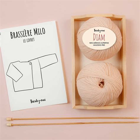 Milo Bra To Knit For Beginner Tricotez Moi Knitting Kit