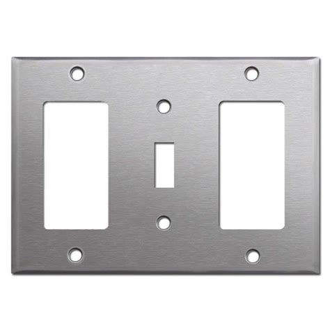 Decora Toggle Decora Switch Plate Satin Stainless Steel