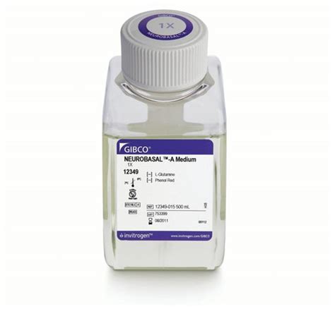 Gibco Neurobasal A Medium Minus Phenol Red 500mlcell Culture Fisher