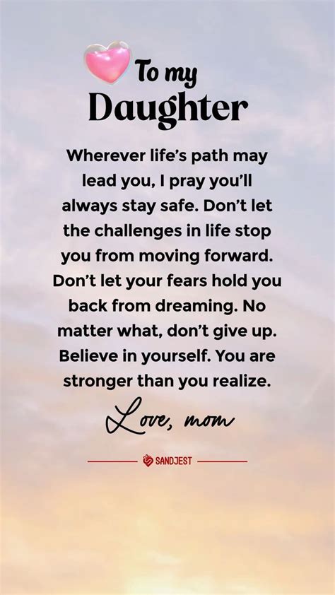 Encouraging Words For A Daughter 115 Inspirational Quotes For Moms