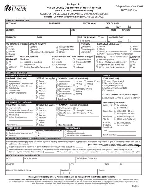 Doh Form 347 102 Fill Out Sign Online And Download Printable Pdf