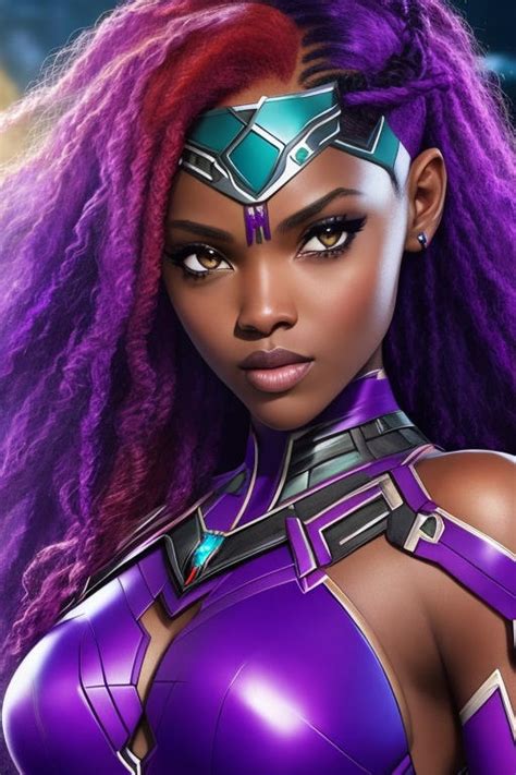 Starfire Black Panther By Pokeben10 On Deviantart
