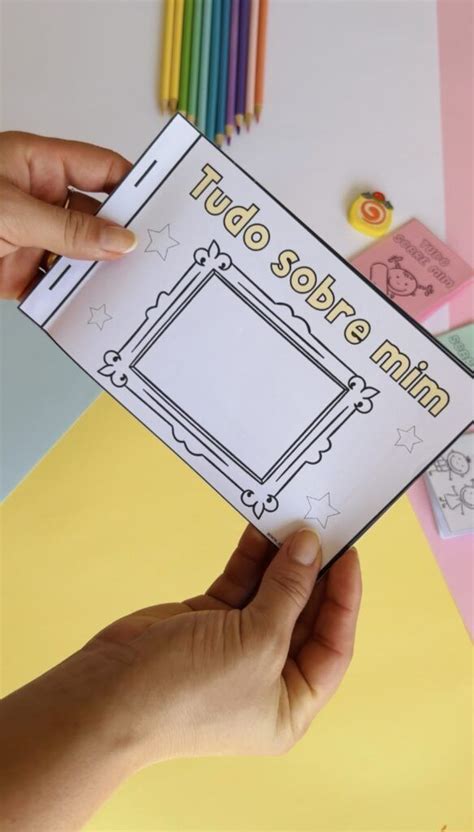 Mini Livro Tudo Sobre Mim Banner