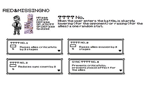 Red And Missingno Concept R Pokemonmasters