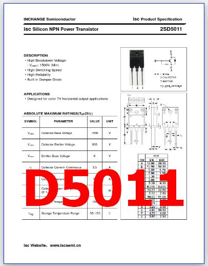 Pdf D5011 Components
