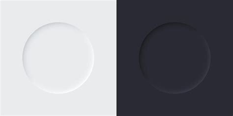 Premium Vector Neumorphic Circle Set Web Elements Buttons 3d Design