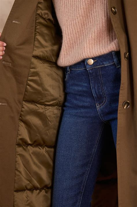 Trench En Coton Driss Femme Kaki Maison 123