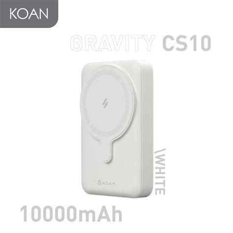 แบตสำรอง Adam Element Gravity Cs10 Magnetic With Foldable Stand Power