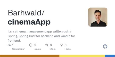 Maciej Dąbrowski On Linkedin Github Barhwaldcinemaapp Its A Cinema Management App Written