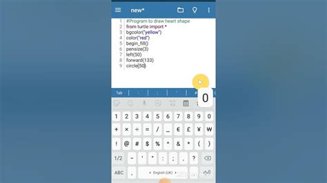 To Draw Heart Shape Using Python Turtle Python Turtle Heart Code
