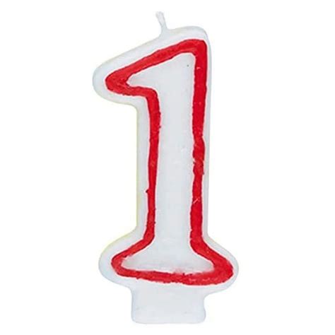 Number 1 Birthday Candle Party Shop