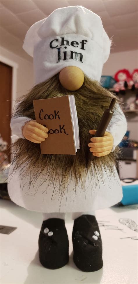 Chef Gnome Diy Gnomes Gnomes Christmas Decorations