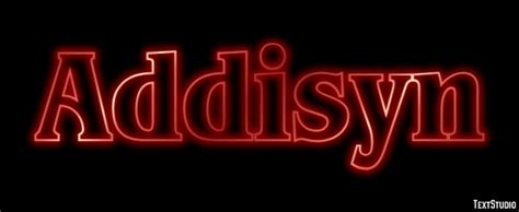 Addisyn Text Effect And Logo Design Name