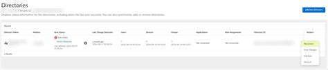 Reconnect Or Edit Azure Active Directory