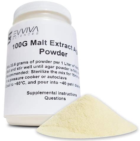 Malt Extract Agar Powder 100g By Evviva Sciences Can Make Over 100