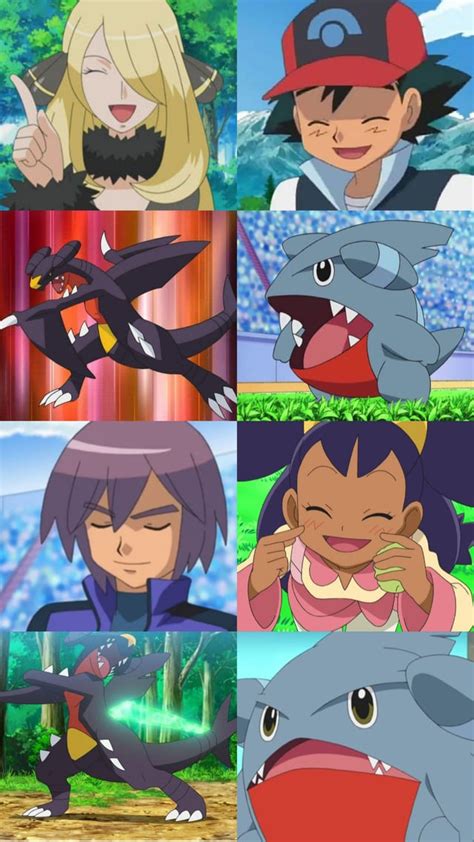 Its Funny How After Meeting Cynthia And Her Garchomp Ash Paul And
