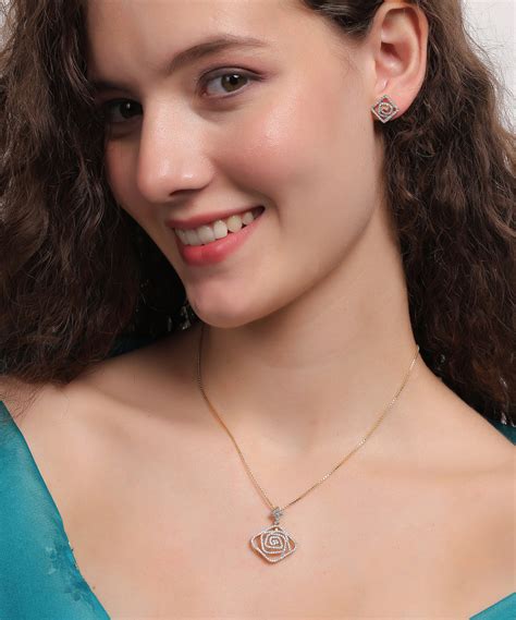 Crystal Spiral Diamond Cut Set The Kalliski Store