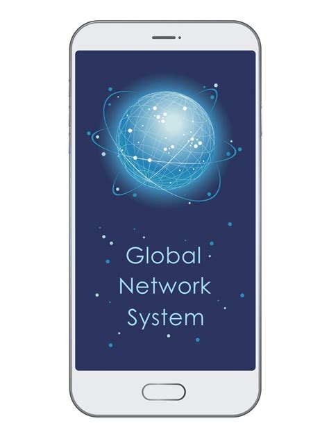 Global Network System Vector Concept Illustration 2435713 Vector Art At