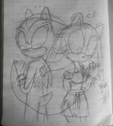 Mephiles X Sticks Base A Mano By Lupitamota On Deviantart