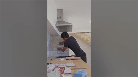 Brick Patern Kitchen Wall Splash Back Youtube