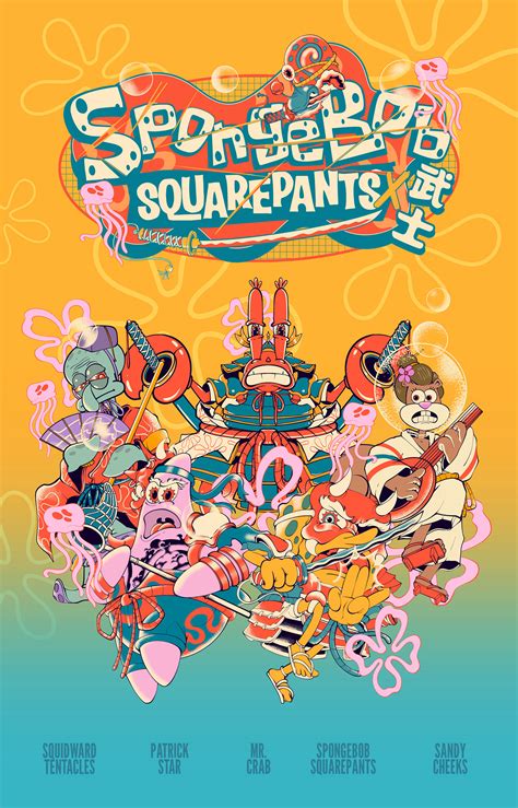 Spongebob Squarepants X Samurai Design Behance