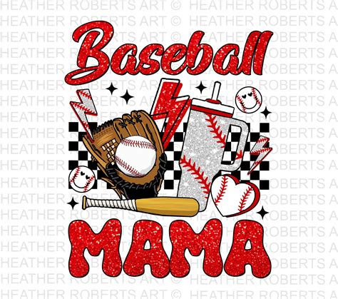 Baseball Mama Sublimation Png Baseball Png Baseball Mama Png