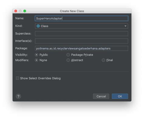 Praktikum 1 Recyclerview Sangat Sederhana · Gitbook